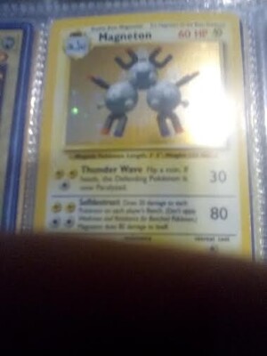 Pokémon TCG Magneton Base Set 9/102 Holo Unlimited Holo Rare | eBay