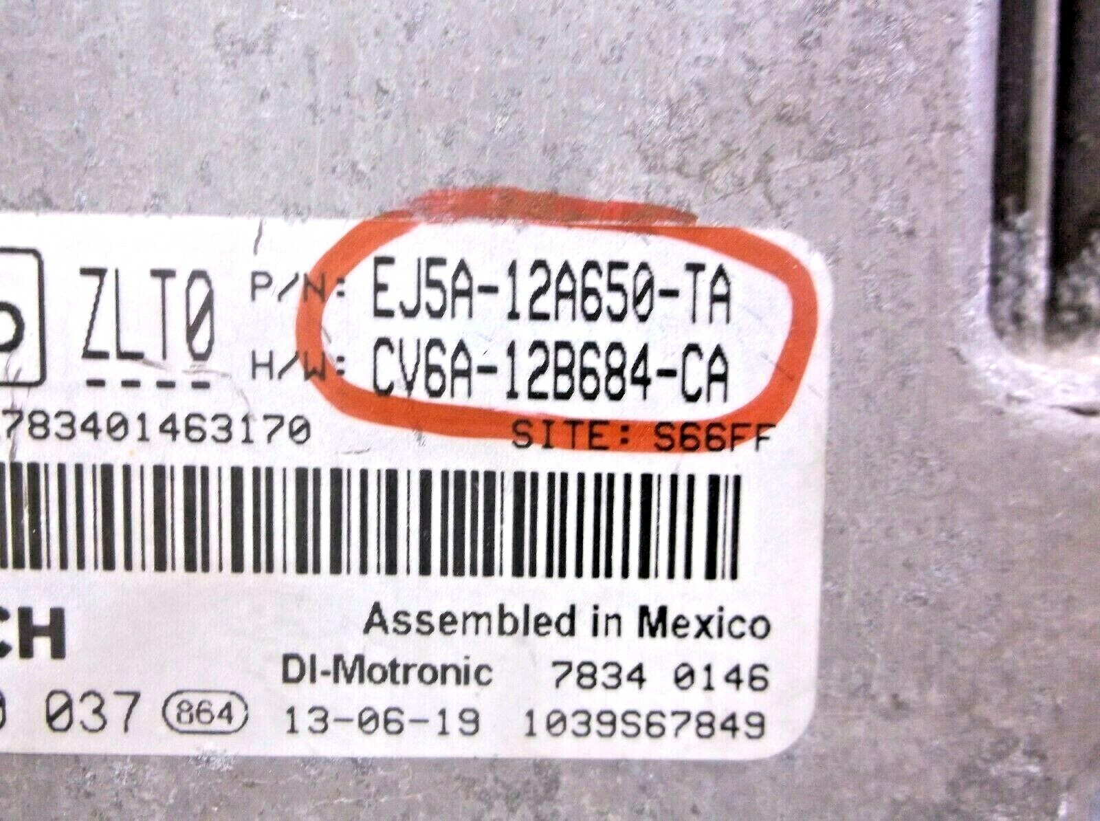 14-15-16 FORD ESCAPE/TRANSIT CONNECT / 1.6L / ENGINE COMPUTER..ECU..ECM ...
