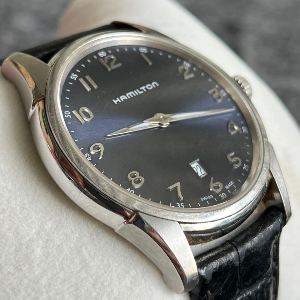 F24 Battery Replaced Hamilton Jazzmaster Watch Silver Men'S Working | eBay