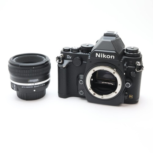 Nikon Df Camera with 50mm F/1.8G Special Edition (Black) Shutter Count ...