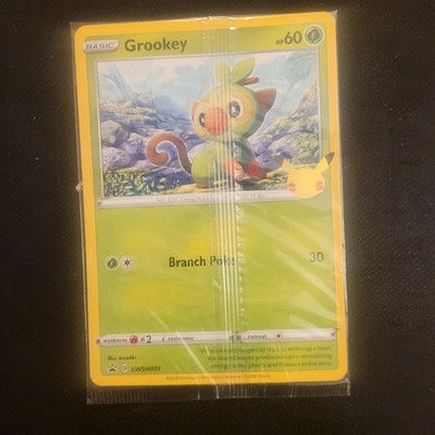 Pokemon Celebrations First Partners Jumbo Cards Grookey Sobble and ...