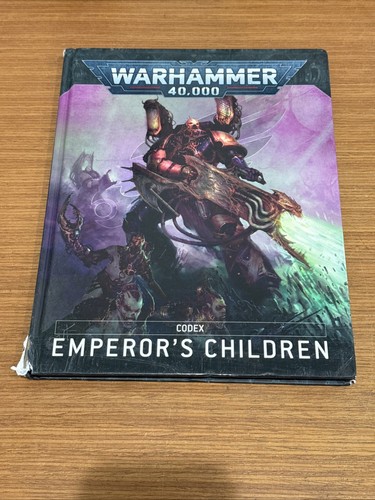 Codex: Emperor's Children - Warhammer 40k - UNUSED W/ Cover Damage | eBay
