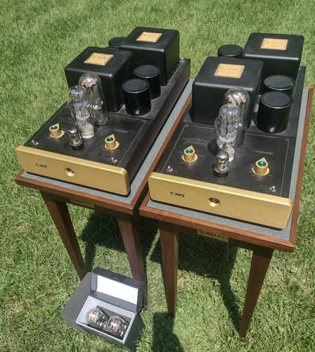 CARY CAD-805 Single Ended Triode 805 / 300b Vacuum Tube Amp Amplifiers ...