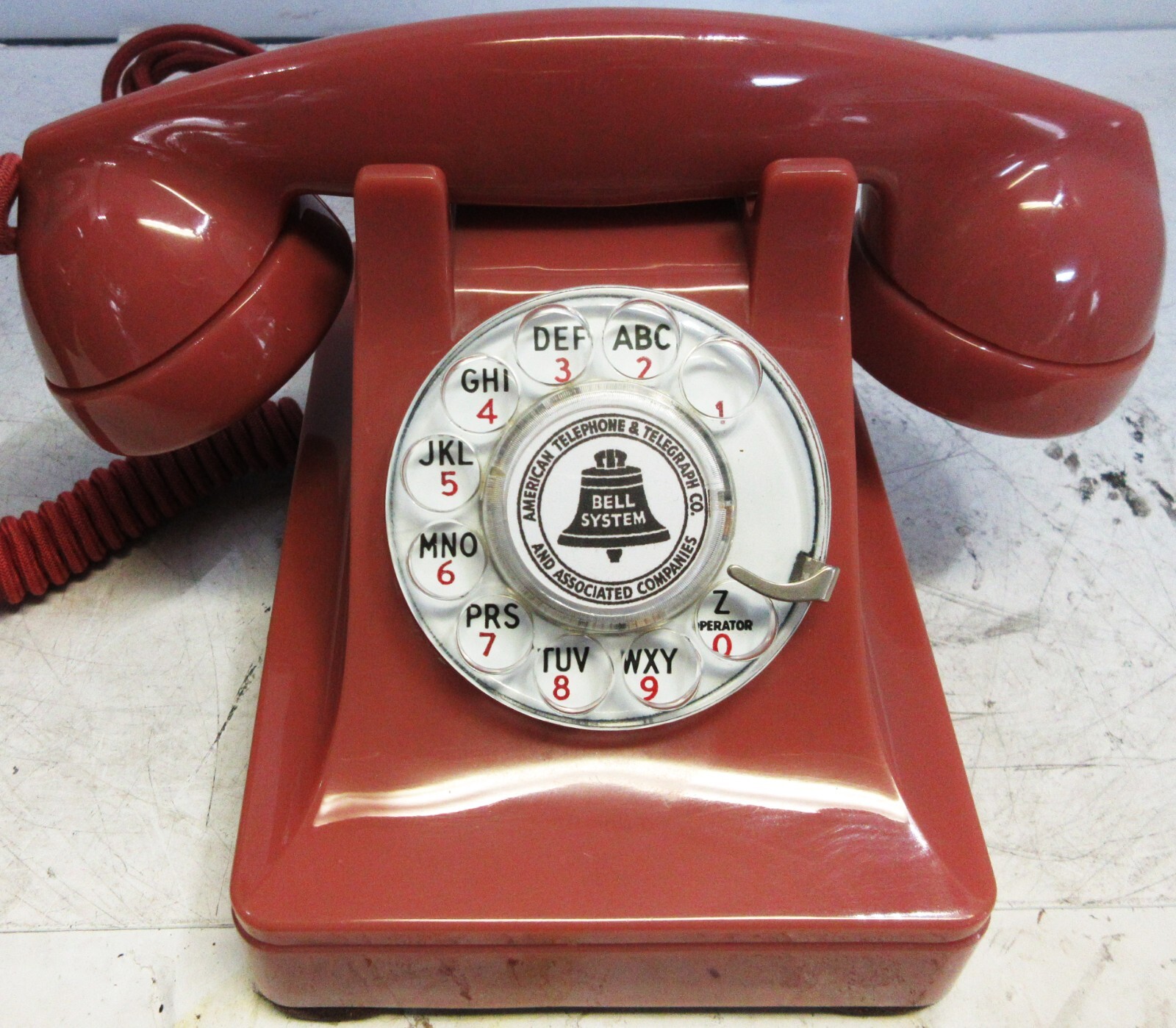 Western Electric Rose Red Thermalite Model 302 Telephone Restored 1940 ...