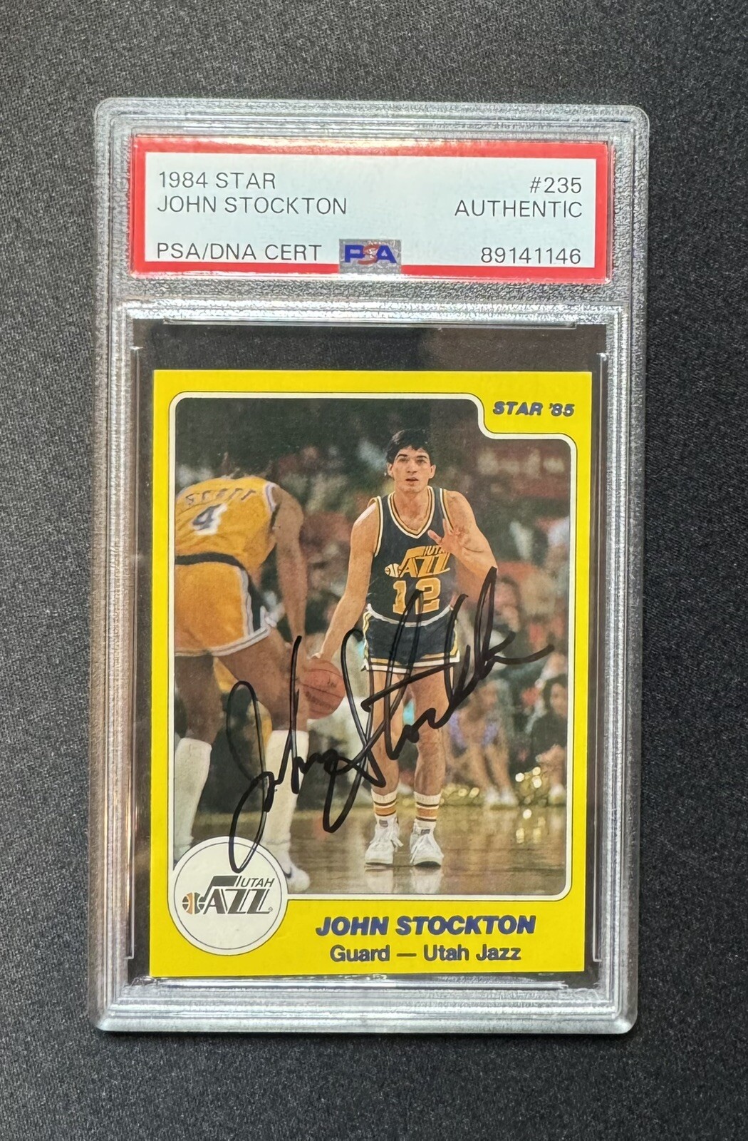 1984 STAR John Stockton Signed Auto Rookie Card PSA/DNA Authentic ...