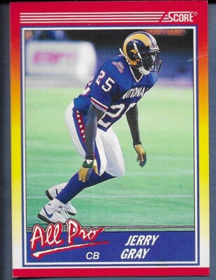 Jerry Gray 1990 Score #567 RAMS VG | eBay
