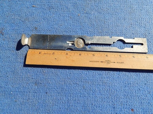 1930s ABT 5 cent Coin Slide only for arcade game - shows last coin ...