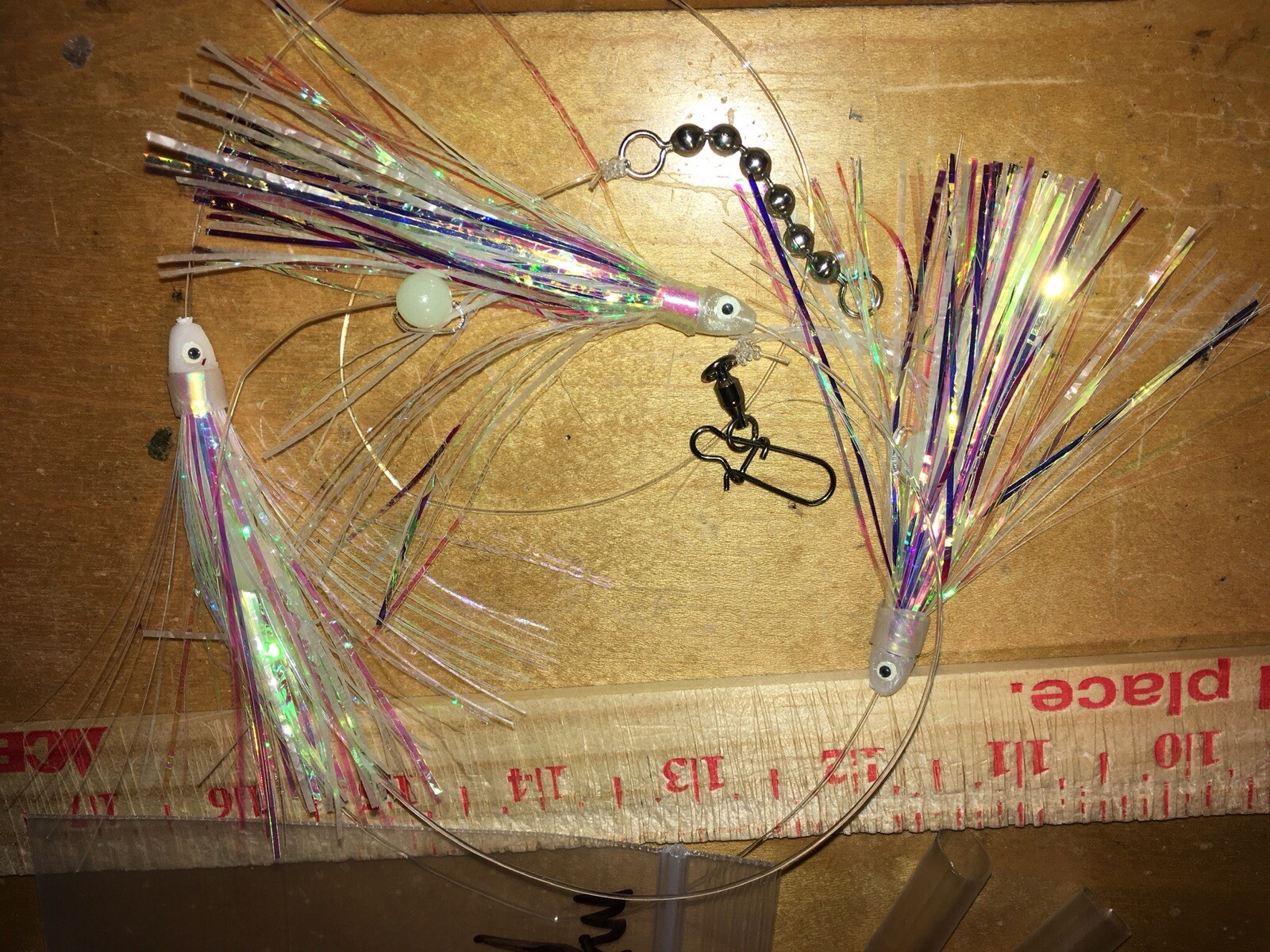 High Percentage Salmon Trolling Rigs- Bait/Meat Rig Completing Kit W ...
