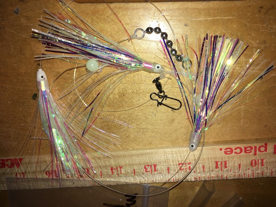 High Percentage Salmon Trolling Rigs- Bait/Meat Rig Completing Kit W ...