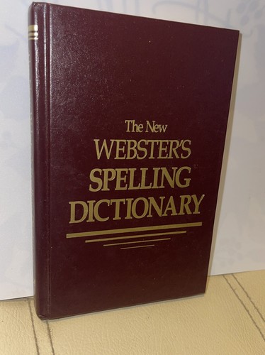 The New Webster's Spelling Dictionary HB 1986 | eBay