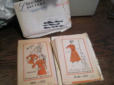 BERT GEIGER PROMINENT DESIGNER UNCUT PATTERNS-WOMEN SZ 14 TOP #M161 ...