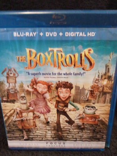 The Boxtrolls (Blu-ray/DVD, 2015, 2-Disc Set, Includes Digital Copy ...