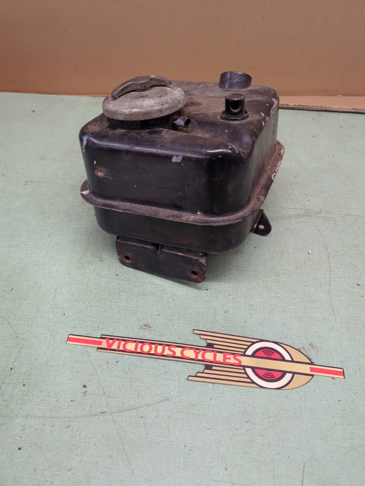 Harley Davidson Shovelhead Oil Tank OEM Black | eBay