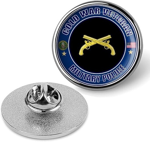 Cold War Veteran Military Police Tie Suit Shirt Lapel Pin - Silver | eBay