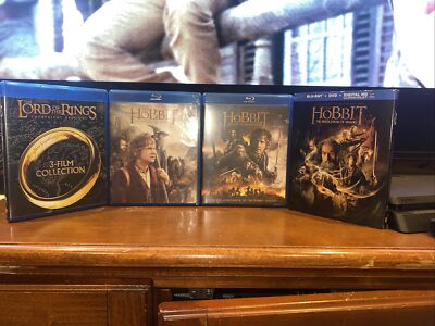 lord of the rings & The hobbit Theatrical movie Blu Ray bundle | eBay