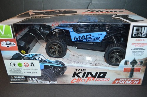 The King Cheetah Turbo Remote Control High Speed Car 2.4 GHz 1:18 Die ...