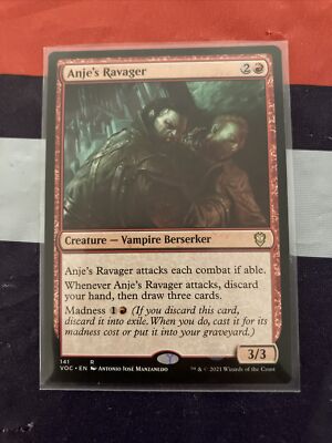 MTG Anje's Ravager Commander: Innistrad: Crimson Vow 141 Regular Rare ...