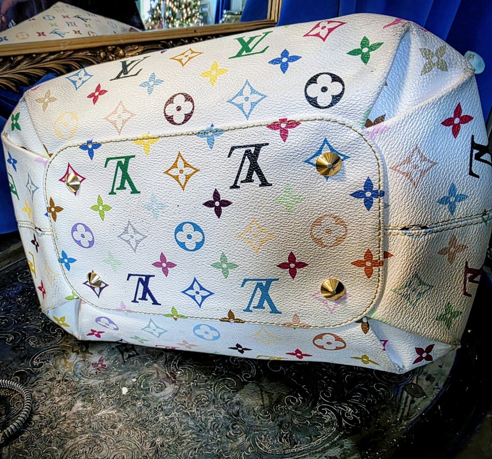 LOUIS VUITTON MURAKAMI Multi Color Monogram ANNIE GM RARE | eBay