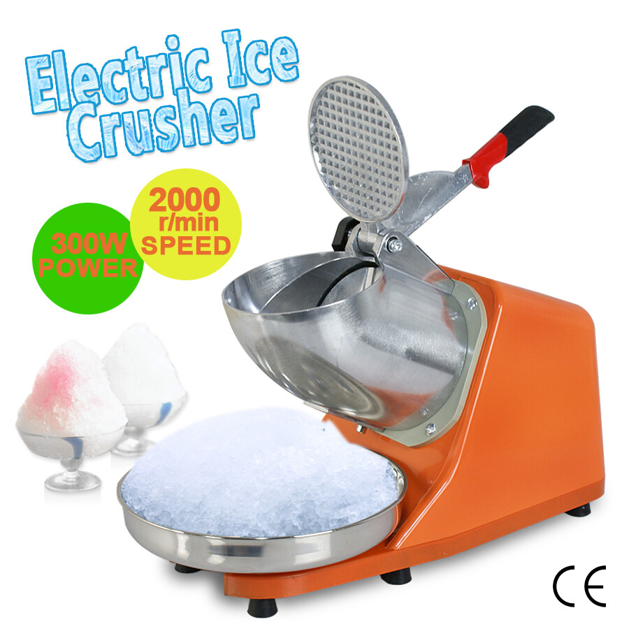 300W Electric Ice Crusher Machine Shaver Shaved Icee Snow Cone Maker ...
