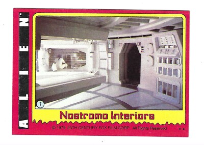 1979 Topps ALIEN #7 Nostromo Interiors (Pack Fresh) | eBay
