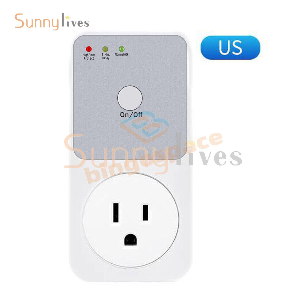 Automatic Voltage Protector AC 220V Power Surge Safe Protector Socket ...