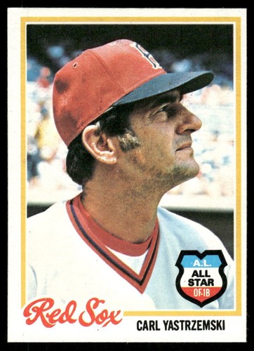 CRISP NM+/- YASTRZEMSKI HOF 1978 TOPPS #40 CARL UNCREASED VINTAGE YAZ ...