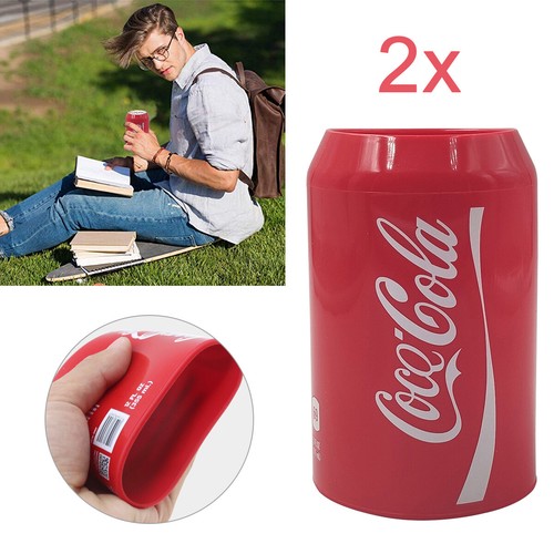2x Hide a Beer Bottle Can Sleeve Silicone Disguised Cola Wrapping Drink ...