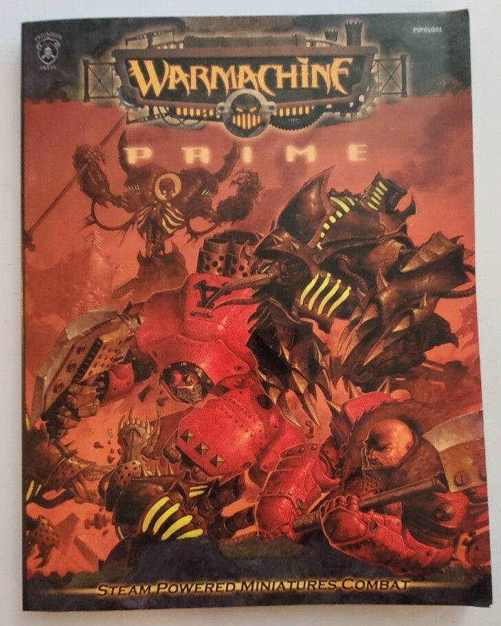 Warmachine Prime Softcover-Steam Powered Miniatures Combat-Privateer ...