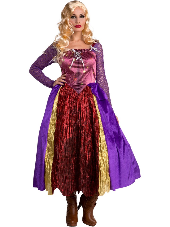 Hocus Pocus Sarah Sanderson Salem Sisters Silly Witch Adult Costume Palamon | eBay