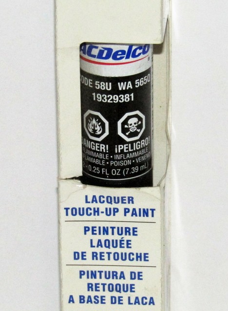 OEM GM 19329381 ACDelco Black Granite Metallic Touch up Paint 58u ...