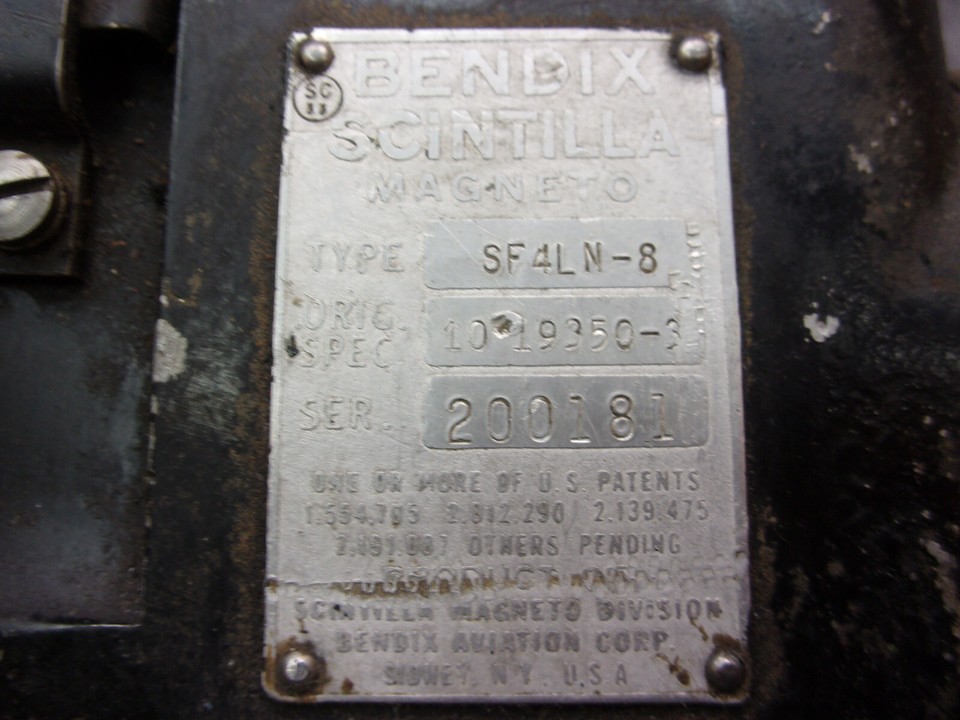 Bendix SF4LN-8 Magneto P/N 10-19350-3 | eBay
