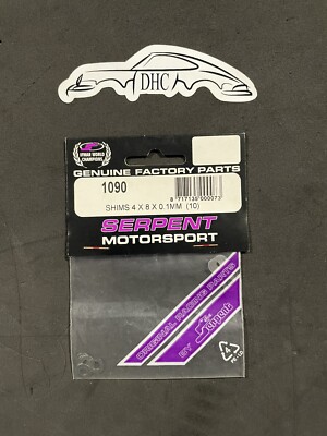 Serpent Vintage RC Car Part # 1090 Shims 4x8x0.1mm (10) | eBay