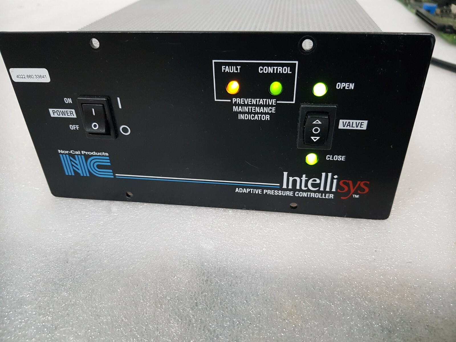 NC NOR-CAL APC-100-A REV:A,INTELLISYS ADAPTIVE PRESSURE CONTROLLER FREE ...
