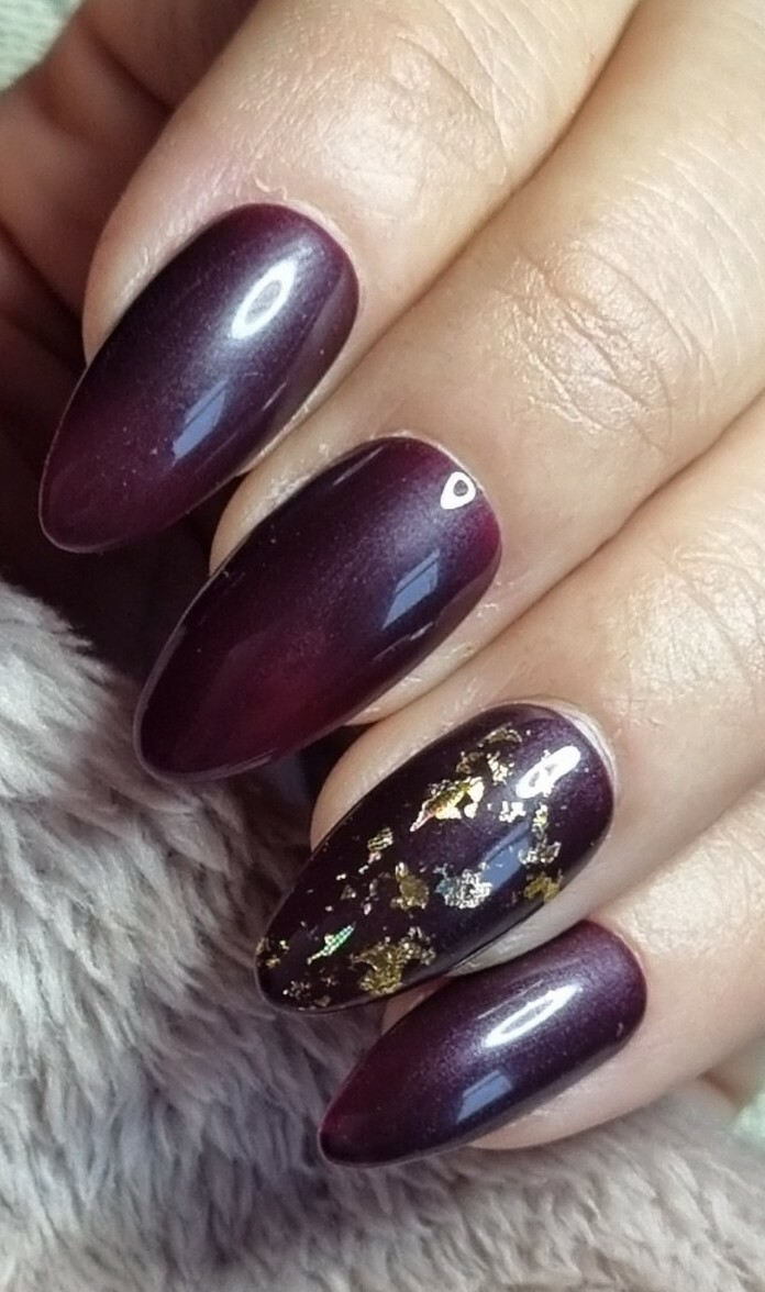Deep Purple Nails