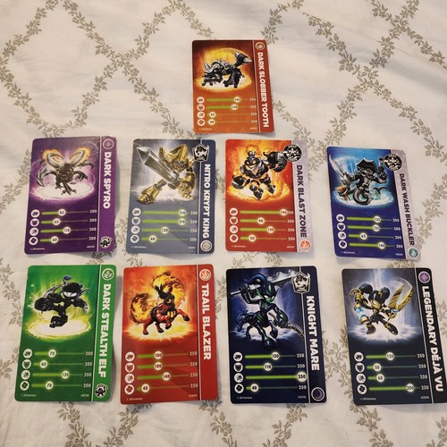 Rare Lot Of 9 Skylanders Trading Cards | eBay