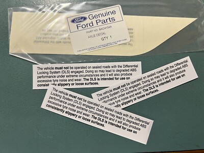 ford falcon rtv Ute Differential Locking System Sticker | eBay Australia