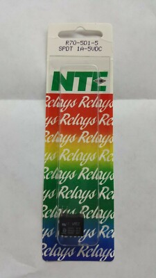 NTE Electronics R70-5D1-5 Signal Relay,5VDC,SPDT. 1A, R70 Series ...