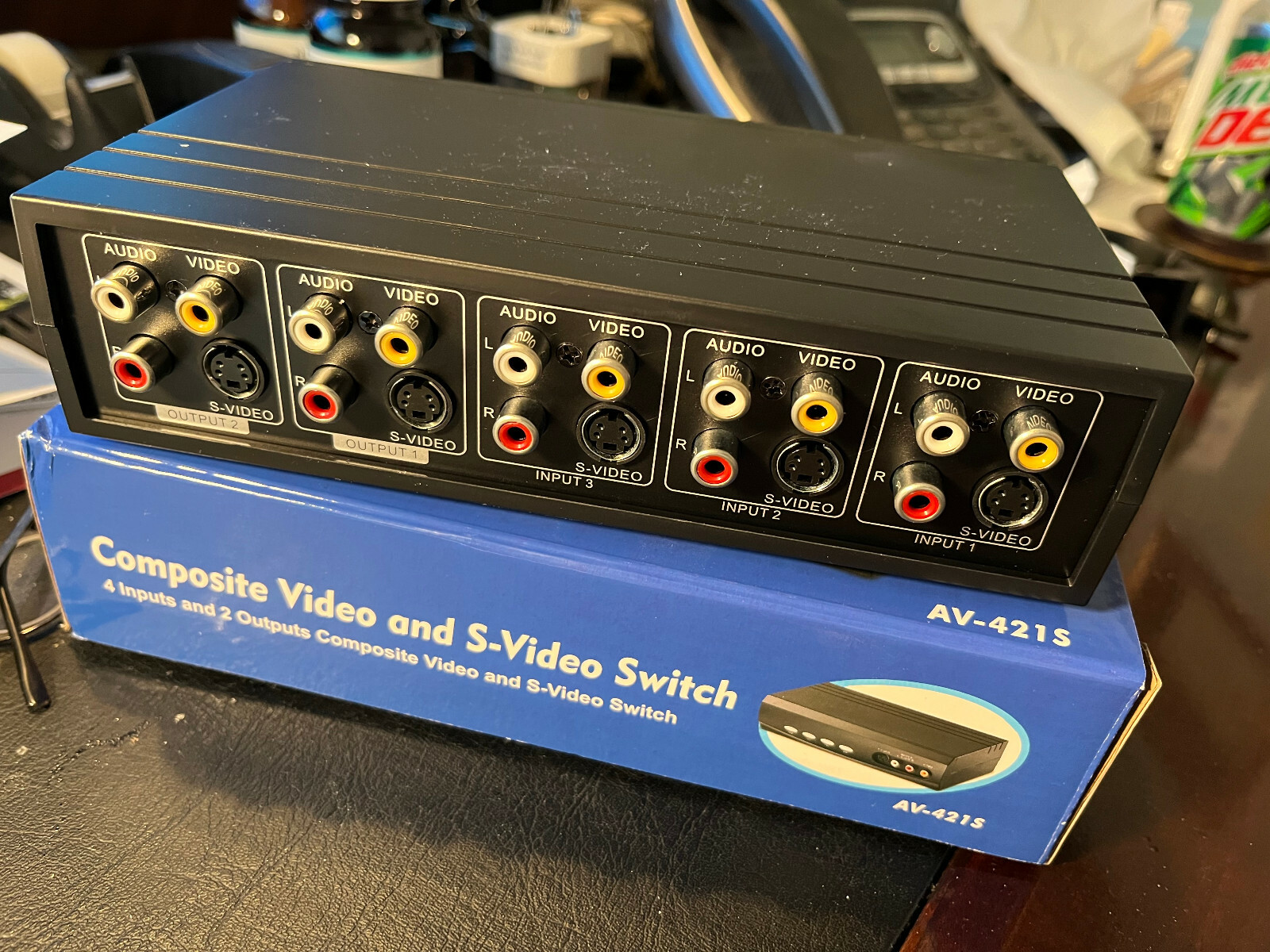 Stereo AV Switch Box 4-Way | eBay