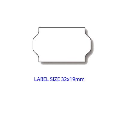 Meto White Price Gun Labels 32 x 19mm , 1000 Labels | eBay