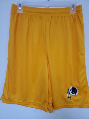 0724 Mens NFL WASHINGTON REDSKINS Polyester Jersey SHORTS Gold New | eBay