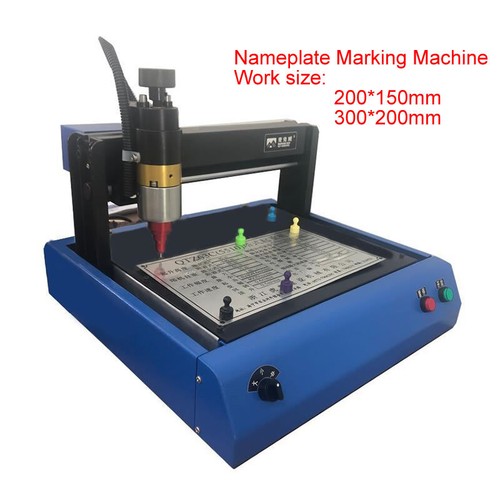 Electronic Metal Marking Engrving Machine 3020 Industrial Nameplate ...
