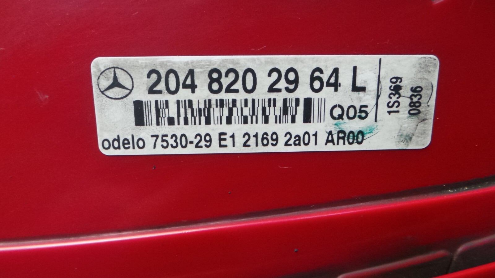 R8-64 * Mercedes-Benz W204 C-Klasse Bremslicht Rückleuchte Links ...