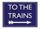 TO THE TRAINS - VINTAGE STATION SIGNS, RAILWAY NOVELTY STICKERS | eBay UK