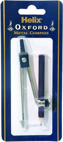 Oxford Compas Métallique & Crayon Noir Helix | eBay