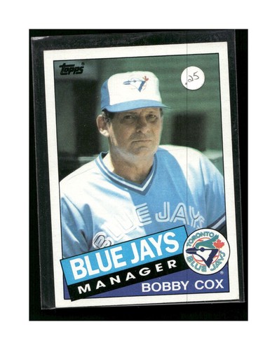 1985 Topps Toronto Blue Jays Baseball Card #411 Bobby Cox MG | eBay
