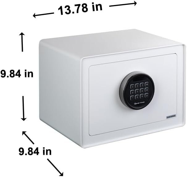 Time Lock Safe Secure Metal Storage Box with Electronic Combination ...
