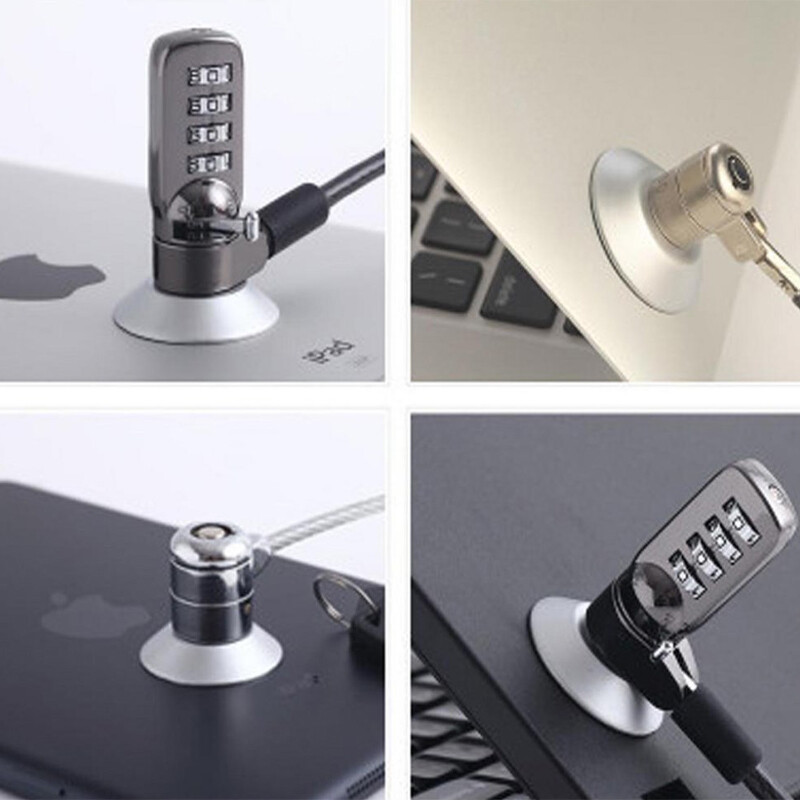 Protection Anti Theft Lock Base Slot Plate Cable Security Computer Lock ...