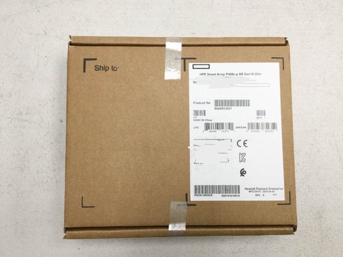 804405-B21 HPE SMART ARRAY P408E-P SR GEN10 12G PCIE CONTROLLER New ...