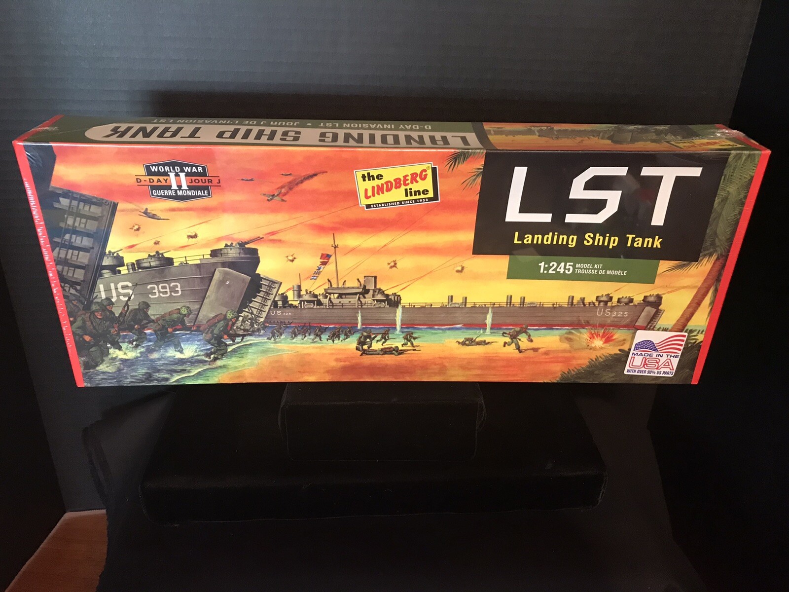 WW II US Navy USS LST 400 Landing Ship Tank D-day Normandy Lindberg ...