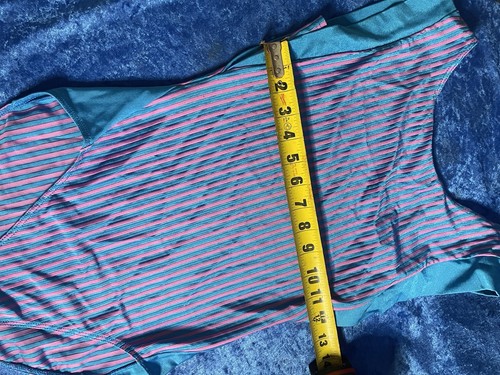 Vintage 80s Danskin Bodysuit Leotard Futuristic Glam Striped Size S ...